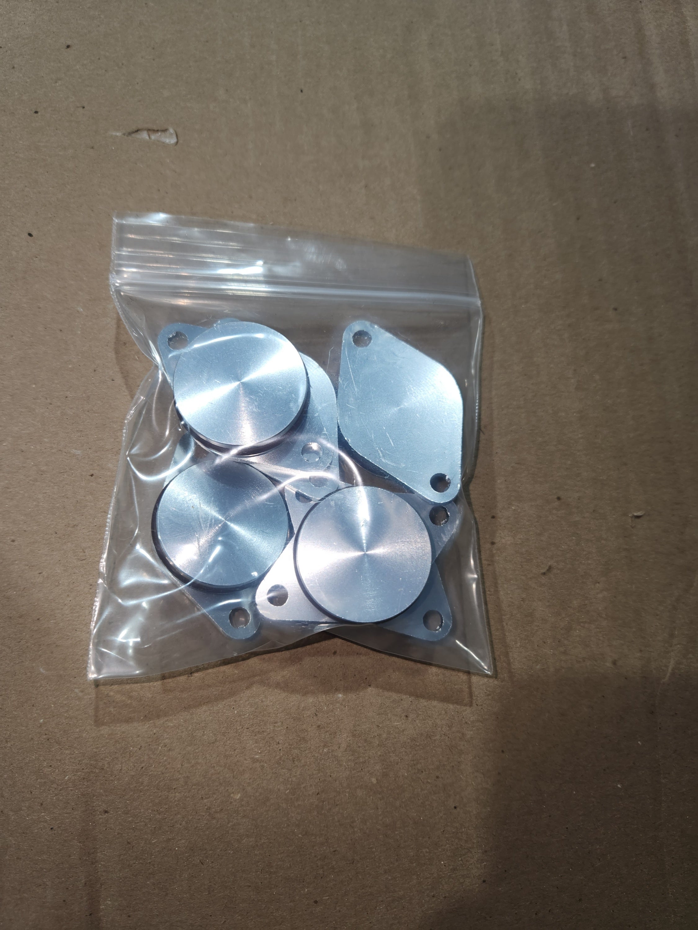 M57 aluminum 33mm Swirl Flap delete plates US spec Fits E90 E70 ships ...